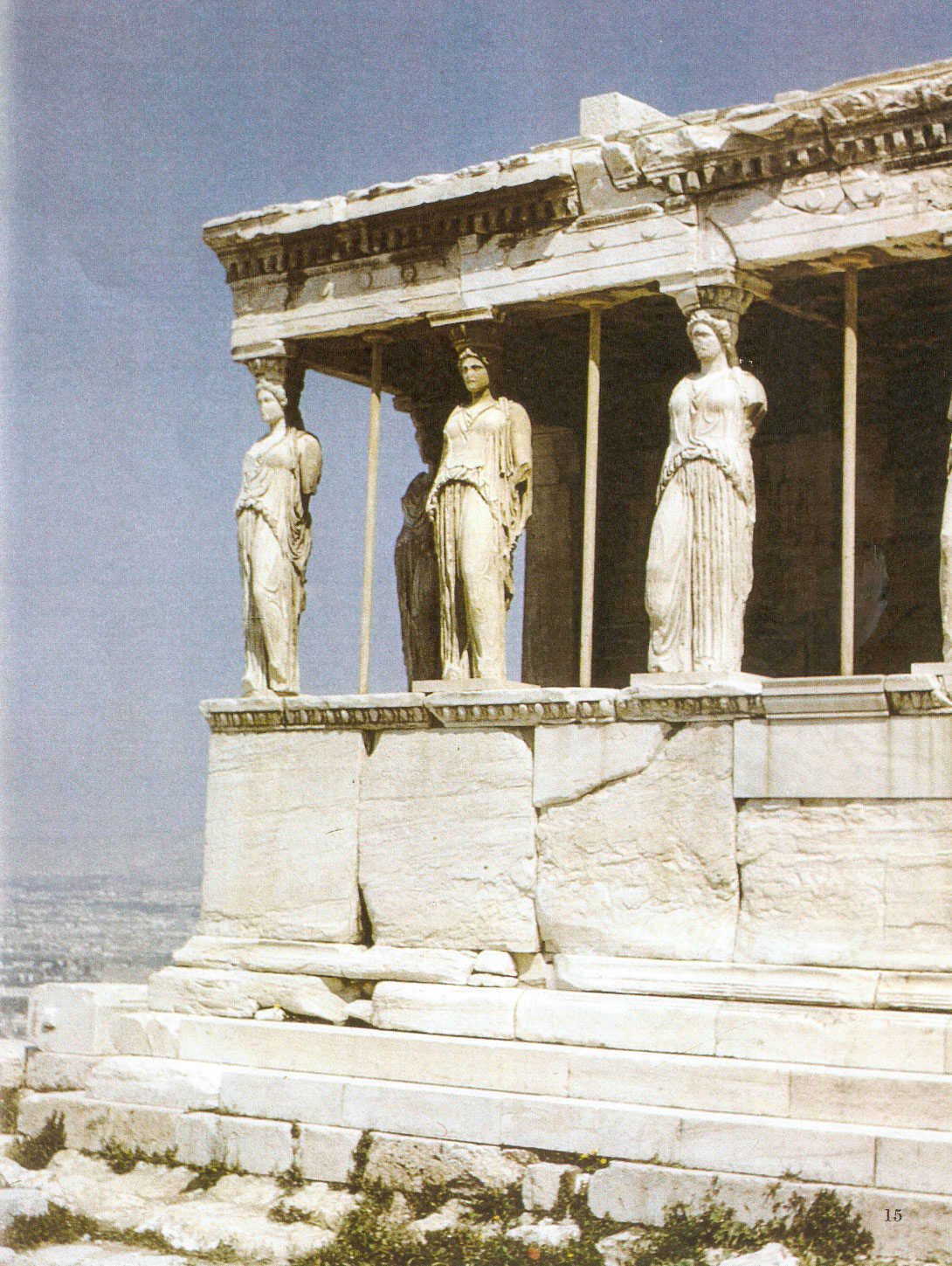 The Caryatides on the Acropolis | Σύνδεσμος Ελλάδας - Κίνας